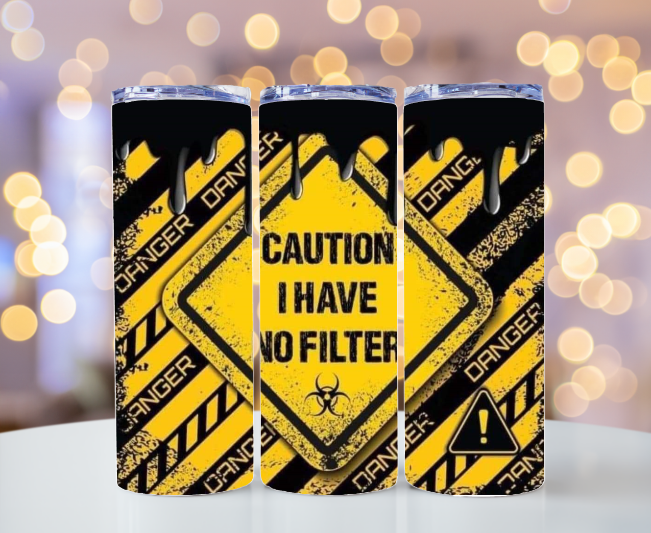 CAUTION, I HAVE NO FILTER – Stick With Me Decals LLC